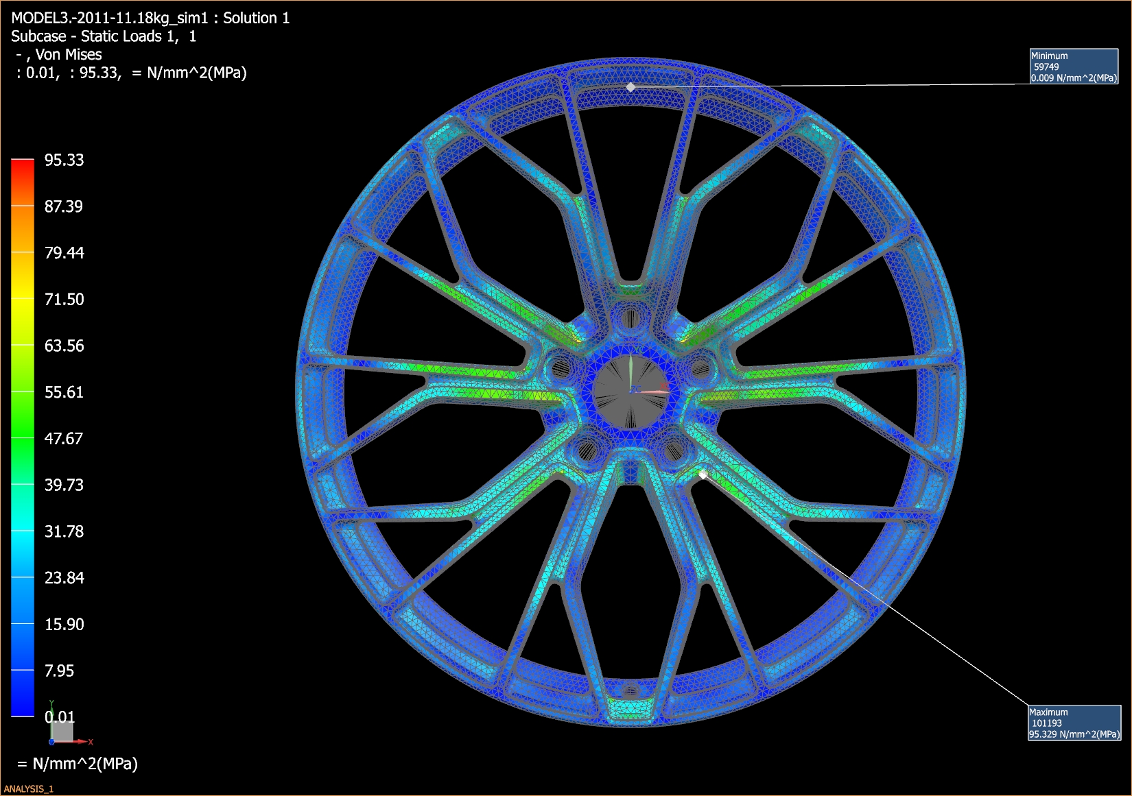 Model 3 – Matt Black – RYZEN WHEELS