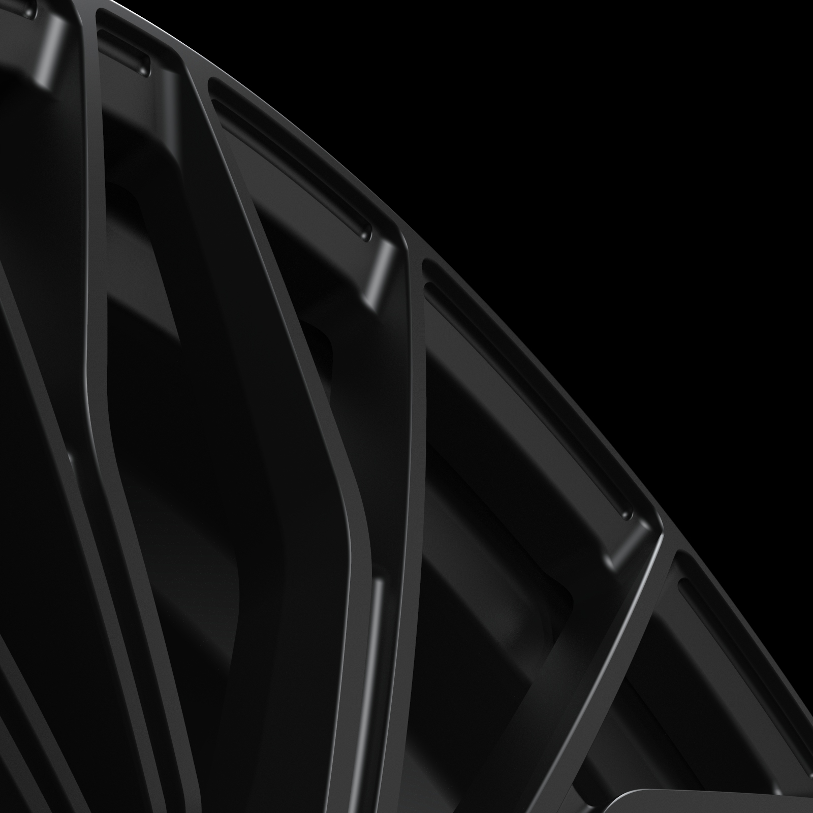 Model 3 – Matt Black – RYZEN WHEELS