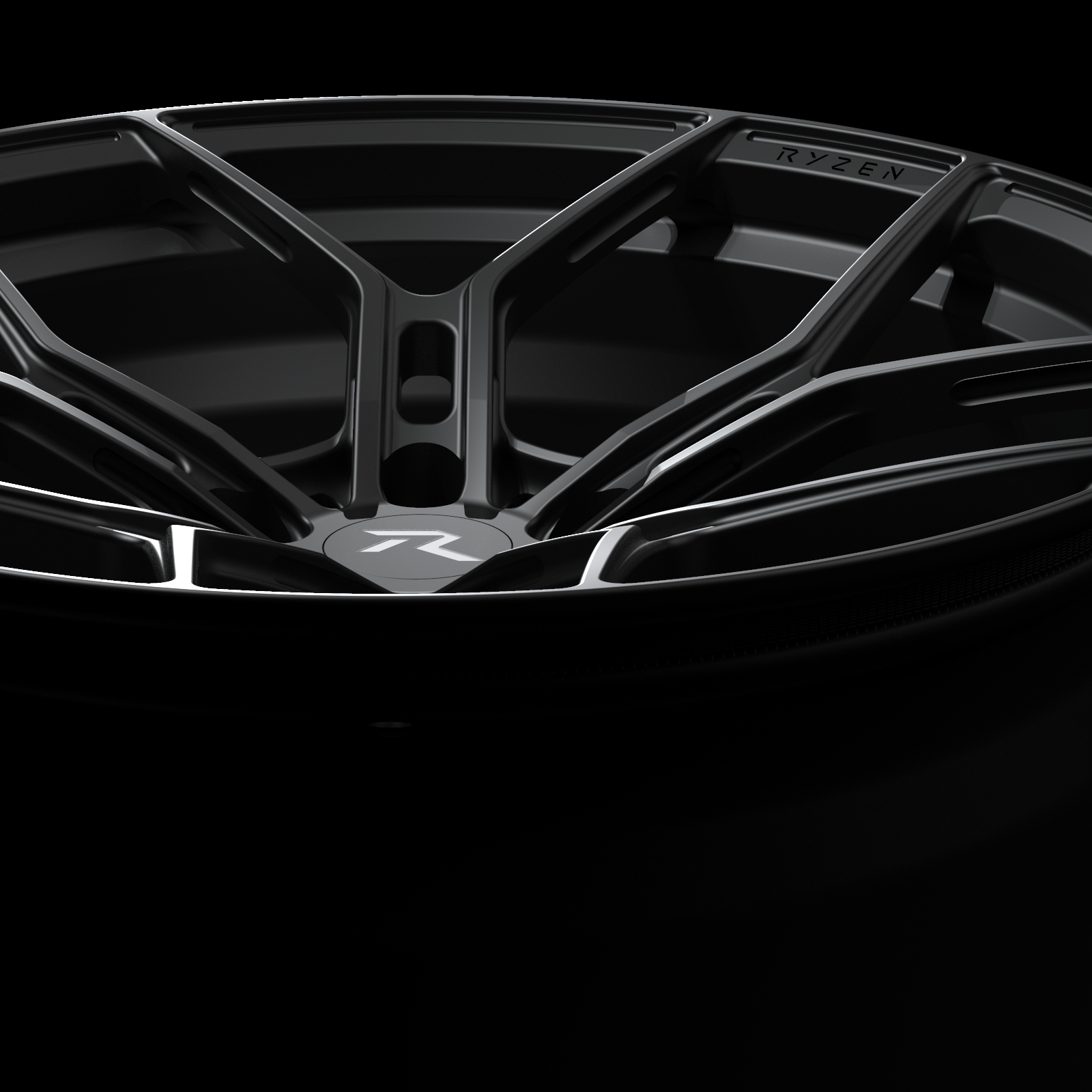 Model 6 – Matt Black – RYZEN WHEELS